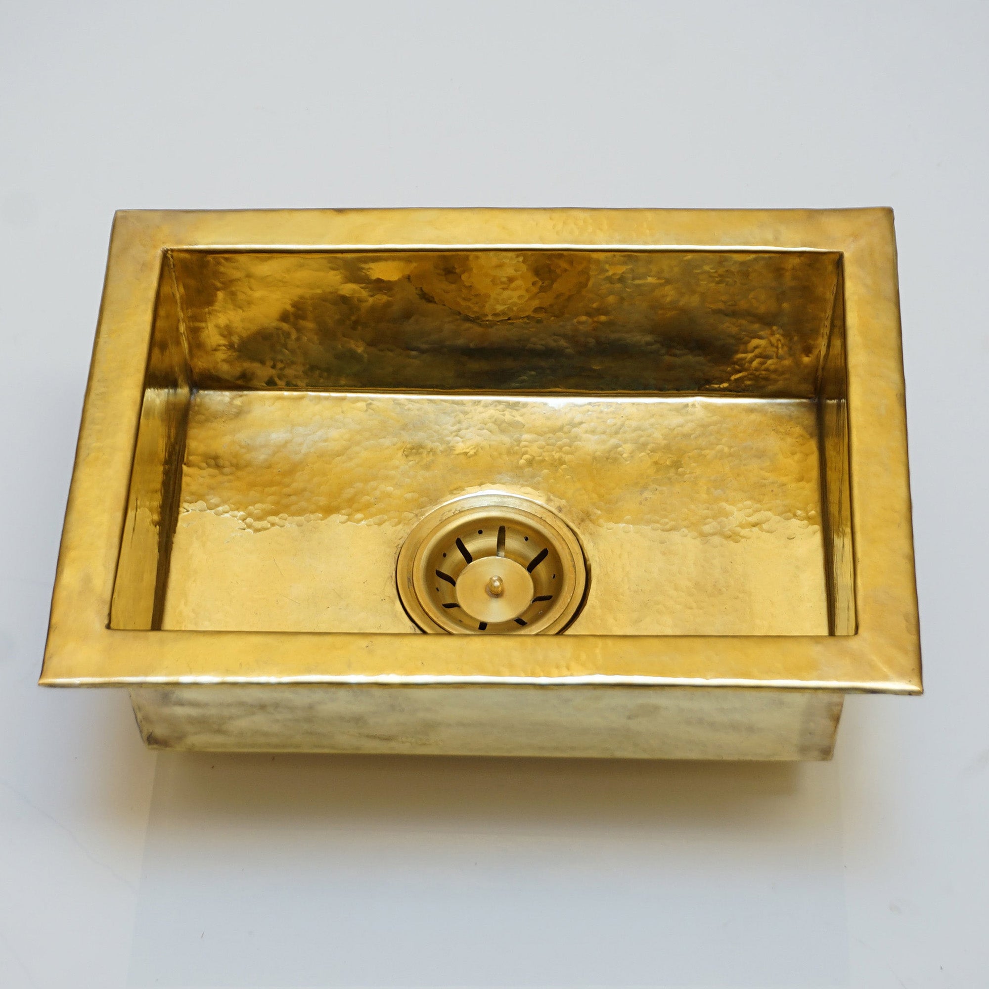 Unlacquered Brass Kitchen Sink | Undermount Single Sink in Various ...