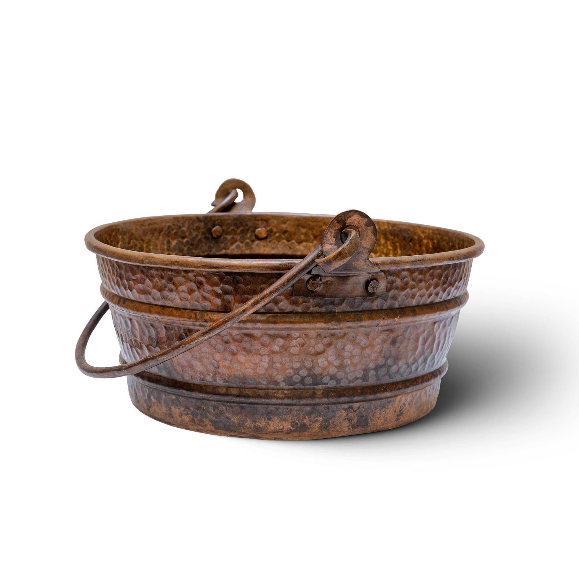 Copper Bucket Vessel Sink | Vessel Hammered Copper Sink – CopperKesh