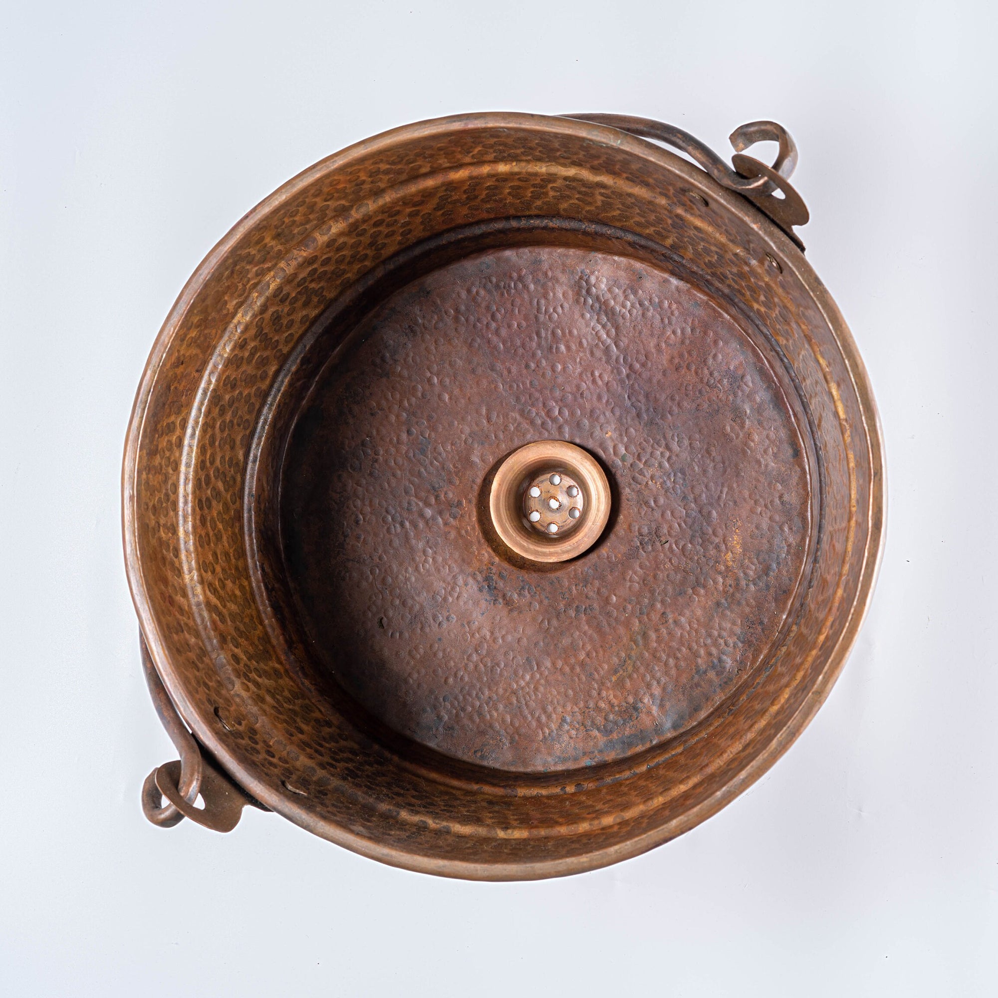 Copper Bucket Vessel Sink | Vessel Hammered Copper Sink – CopperKesh