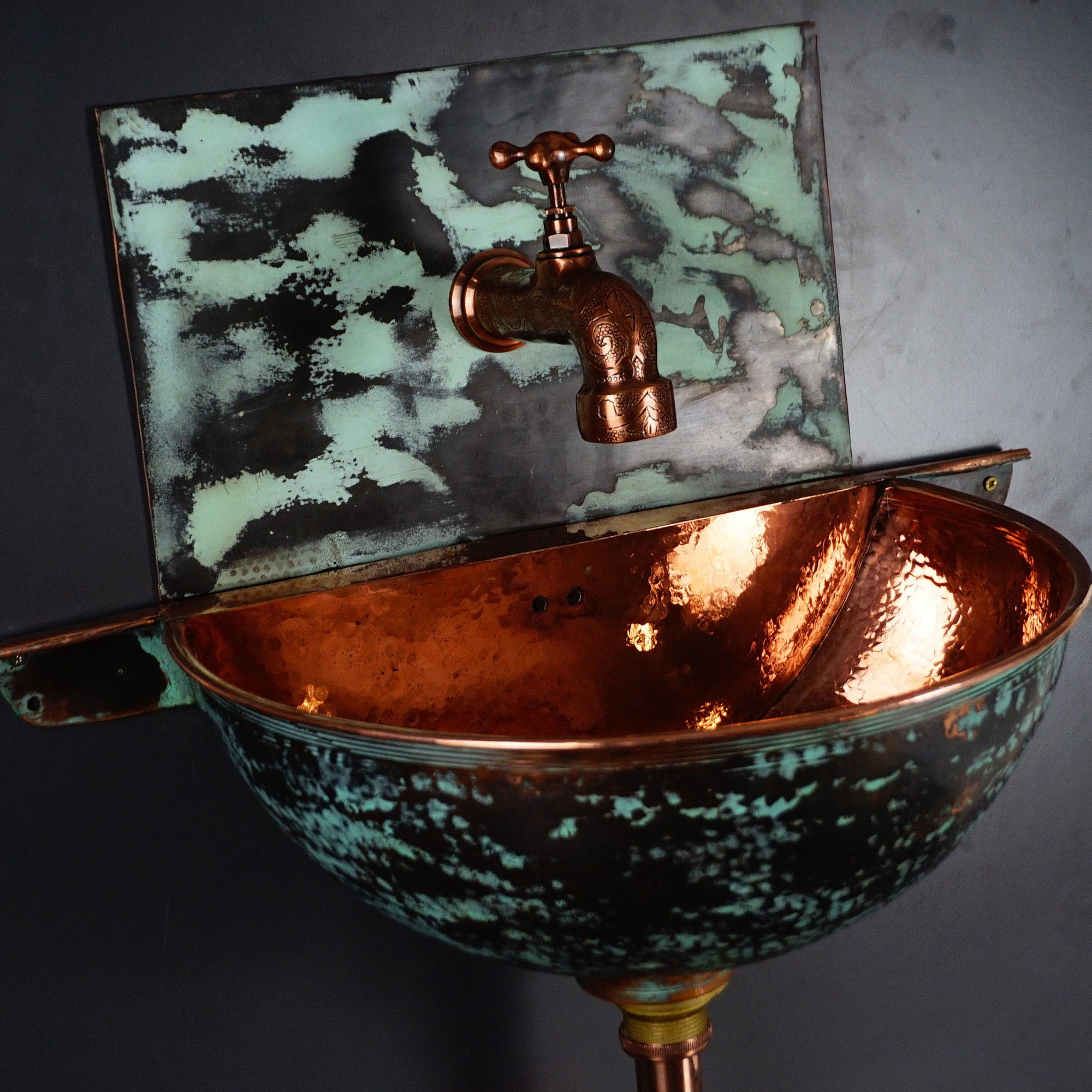 Durable Copper Wall Mounted Sinks for Guaranteed Satisfaction – CopperKesh