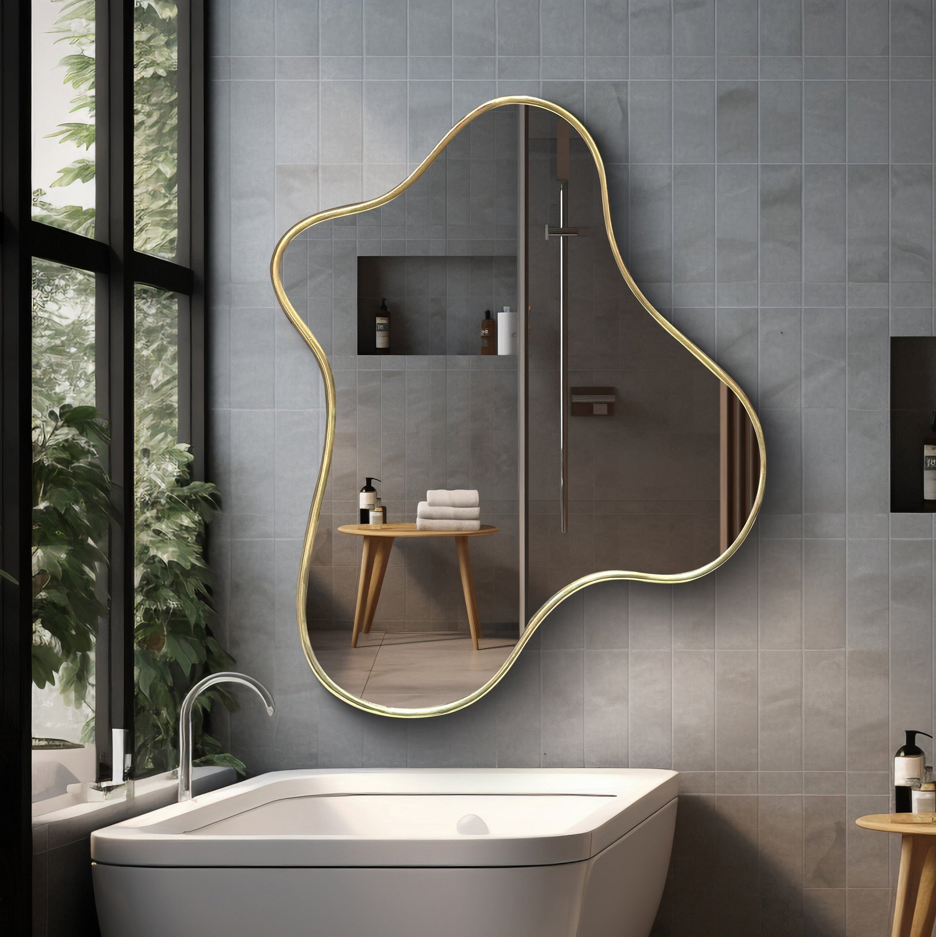 Irregular Shaped Mirror - Odd Shaped Mirrors | Premium Craftsmanship ...